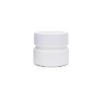 China White 30ml Round PET Jar , Skin Care Empty Bottles QS Certifications for sale