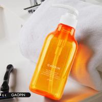 China 450ml PET Plastic Lotion Pump Bottle Packaging Hand Wash Liquid Shampoo Container for sale