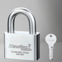 China Rarlux Best Design Anti-theft Padlock Eco-Friendly Fine Workmanship Stainless Steel Square Type Padlock for sale