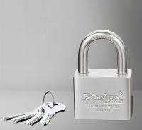 China Rarlux Best Design Anti-theft Padlock Eco-Friendly Fine Workmanship Stainless Steel Square Type Padlock for sale