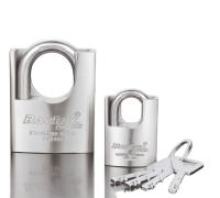 China Rarlux Hot Selling  Double Locking Solid Padlock Heavy Duty Security Stainless Steel Padlock for sale