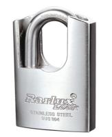 China Rarlux Hot Selling  Double Locking Solid Padlock Heavy Duty Security Stainless Steel Padlock for sale