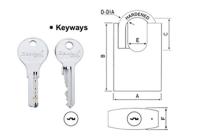 China Rarlux  Top Security Waterproof Padlock with Computer Keys Heavy Duty Stainless Steel Padlock Anti-Rust for sale