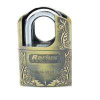 China Rarlux Waterproof Security Padlock Shackle Protected Cast Zinc Alloy Padlock for sale