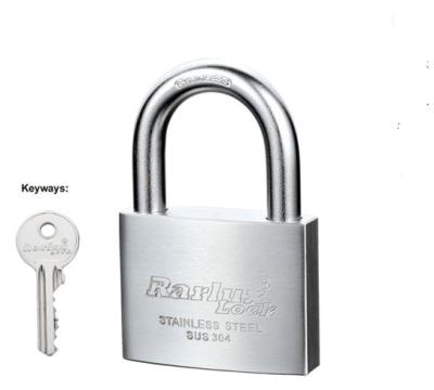 China Rarlux Solid Padlock Anti-theft Door Cabinet Drawer Gate 304 Stainless Steel Padlock for sale