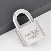 China Rarlux Stainless Steel square Type Disc Padlock Anti-theft Safety Rust Proof Stainless Steel Padlock for sale
