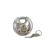 China Rarlux 60-90mm Solid Padlock Anti-theft protection Discus Stainless Steel Padlock for sale