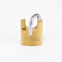 China Rarlux Chrome Plated Solid Padlock Shackle Protected Anti-cut Brass Padlock for sale