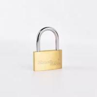China Rarlux New Arrival Solid Padlock Brass Body Brass Cylinder Thin Brass Padlock for sale