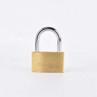 China Rarlux New Arrival Solid Padlock Brass Body Brass Cylinder Thin Brass Padlock for sale