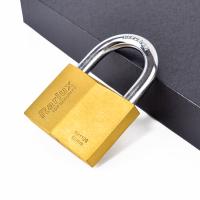 China Rarlux 40mm European Solid Brass Durable High Security Padlock with 3 Brass Keys-ISO9001 & ISO14001 Certified for sale