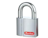 China Rarlux Fine Workmanship Brass Lock Arc groove Electroplating Blade PADLOCK Industrial Safety Lockout Key Operated Durable High for sale