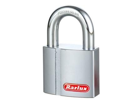 China Rarlux Fine Workmanship Brass Lock Arc groove Electroplating Blade PADLOCK Industrial Safety Lockout Key Operated Durable High for sale