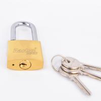 China Rrlux Hot Selling Customized Durable Brass Padlocks with 3 Brass Keys-Direct Sales Factory Price for sale