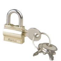 China Rarlux  Solid Body Padlock Drum-shaped Side Opening Brass Padlock for sale
