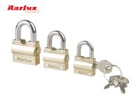 China Rarlux  Solid Body Padlock Drum-shaped Side Opening Brass Padlock for sale