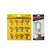 China Rarlux New Arrival Solid Padlock Brass Body Brass Cylinder Thin Brass Padlock for sale