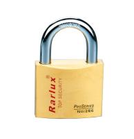China Rarlux High Security Manufacturer Solid Padlock Keyed Alike Brass Brush Padlock for sale