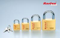 China Rarlux High Security Manufacturer Solid Padlock Keyed Alike Brass Brush Padlock for sale