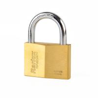China Rarlux Top Security Solid Padlock 3 Nickel-plated Keys Brass Padlock for sale