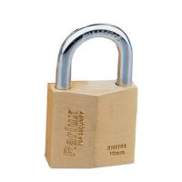 China Rarlux Top Security Solid Padlock 3 Nickel-plated Keys Brass Padlock for sale