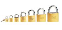 China Rarlux 20 25 32 38 50 63 75mm  Hot Selling Solid Padlock Top Security Super Polished  Brass Padlock for sale
