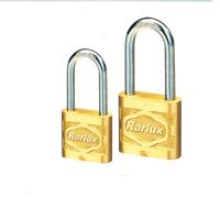 China Rarlux Durable High Quality Brass Padlock with 3 Keys ISO Certified Cast Hardened Master Lock Shackle for sale