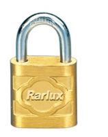 China Rarlux Durable High Quality Brass Padlock with 3 Keys ISO Certified Cast Hardened Master Lock Shackle for sale