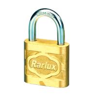 China Rarlux Durable High Quality Brass Padlock with 3 Keys ISO Certified Cast Hardened Master Lock Shackle for sale