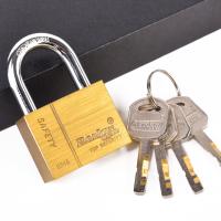 China 40-70mm High Security Padlock Brass Copper square Brass Padlock Solid Padlock Candado Durable Easy to Use for sale