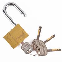 China 40-70mm High Security Padlock Brass Copper square Brass Padlock Solid Padlock Candado Durable Easy to Use for sale