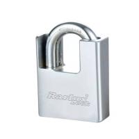 China Rarlux 40-70mm High Security Solid Padlock Body Plated Shackle Protected  Candado square  Brass Padlock for sale