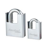 China Rarlux 40-70mm High Security Solid Padlock Body Plated Shackle Protected  Candado square  Brass Padlock for sale