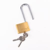 China 70mm Huge Long Shackle Hardened Steel Shackle Types Safety Pad Lock Brass Padlocks for sale