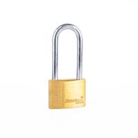 China 70mm Huge Long Shackle Hardened Steel Shackle Types Safety Pad Lock Brass Padlocks for sale