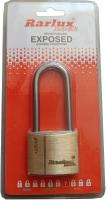 China 70mm Huge Long Shackle Hardened Steel Shackle Types Safety Pad Lock Brass Padlocks for sale
