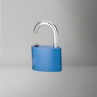 China Rarlux 38-75mm Padlock Iron Body Best Padlock Blue Plastic Painted Surface Iron Padlock with Brass Keys or Iron Keys for sale