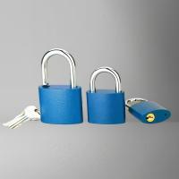 China Rarlux 38-75mm Padlock Iron Body Best Padlock Blue Plastic Painted Surface Iron Padlock with Brass Keys or Iron Keys for sale