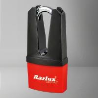 China Rarlux Waterproof Padlock Shackle Protected Disc Padlock with Plastic Cover High Safety 4 Keys 55mm,65mm Best Padlock for sale