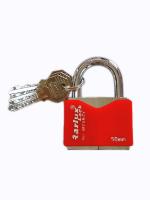 China Hot Selling Wholesale China Padlock  Plastic Cover Rhombic Type Iron Padlock for sale