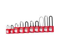 China Rarlux High Quality Top Security Industrial Insulation Safety Durable Plastic Lockout Tagout Padlock Solid Brass Cylinder Short for sale