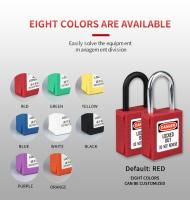 China Rarlux High Quality Top Security Industrial Hardened Alloy Steel Shackle Padlock Keyed Eco-Friendly Solid Brass Cylinder Lockout for sale