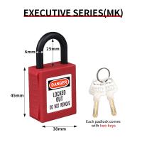 China Rarlux High Quality Top Security Industrial Hardened Alloy Steel Shackle Padlock Keyed Eco-Friendly Solid Brass Cylinder Lockout for sale