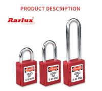China Rarlux High Quality Top Security Industrial Hardened Alloy Steel Shackle Padlock Keyed Eco-Friendly Solid Brass Cylinder Lockout for sale