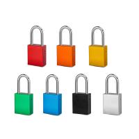 China 40mm Heavy Duty Industrial Safety Lockout Padlocks Outdoor Square Type Aluminum Eco-Friendly Durable High Safety Keyed Alike for sale