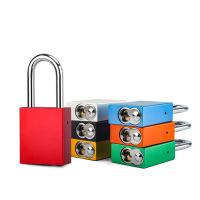 China 40mm Heavy Duty Industrial Safety Lockout Padlocks Outdoor Square Type Aluminum Eco-Friendly Durable High Safety Keyed Alike for sale