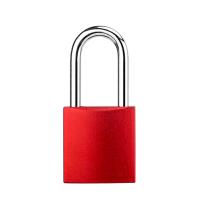 China 40mm Industrial Safety Heavy Duty Outdoor Weatherproof Aluminum Padlock Long Shackle Keyed Alike for School Gym Lockers Colorful for sale