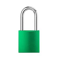 China 40mm Industrial Safety Heavy Duty Outdoor Weatherproof Aluminum Padlock Long Shackle Keyed Alike for School Gym Lockers Colorful for sale