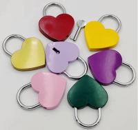 China Heart-Shaped Padlock Compact, Aesthetic & Exquisite Security Love Locks for Wholesale and Valentines Day Gifts Padlock Factory for sale