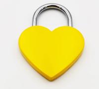 China Heart-Shaped Padlock Compact, Aesthetic & Exquisite Security Love Locks for Wholesale and Valentines Day Gifts Padlock Factory for sale